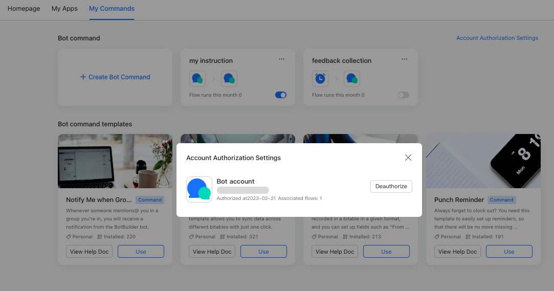 Use bot commands