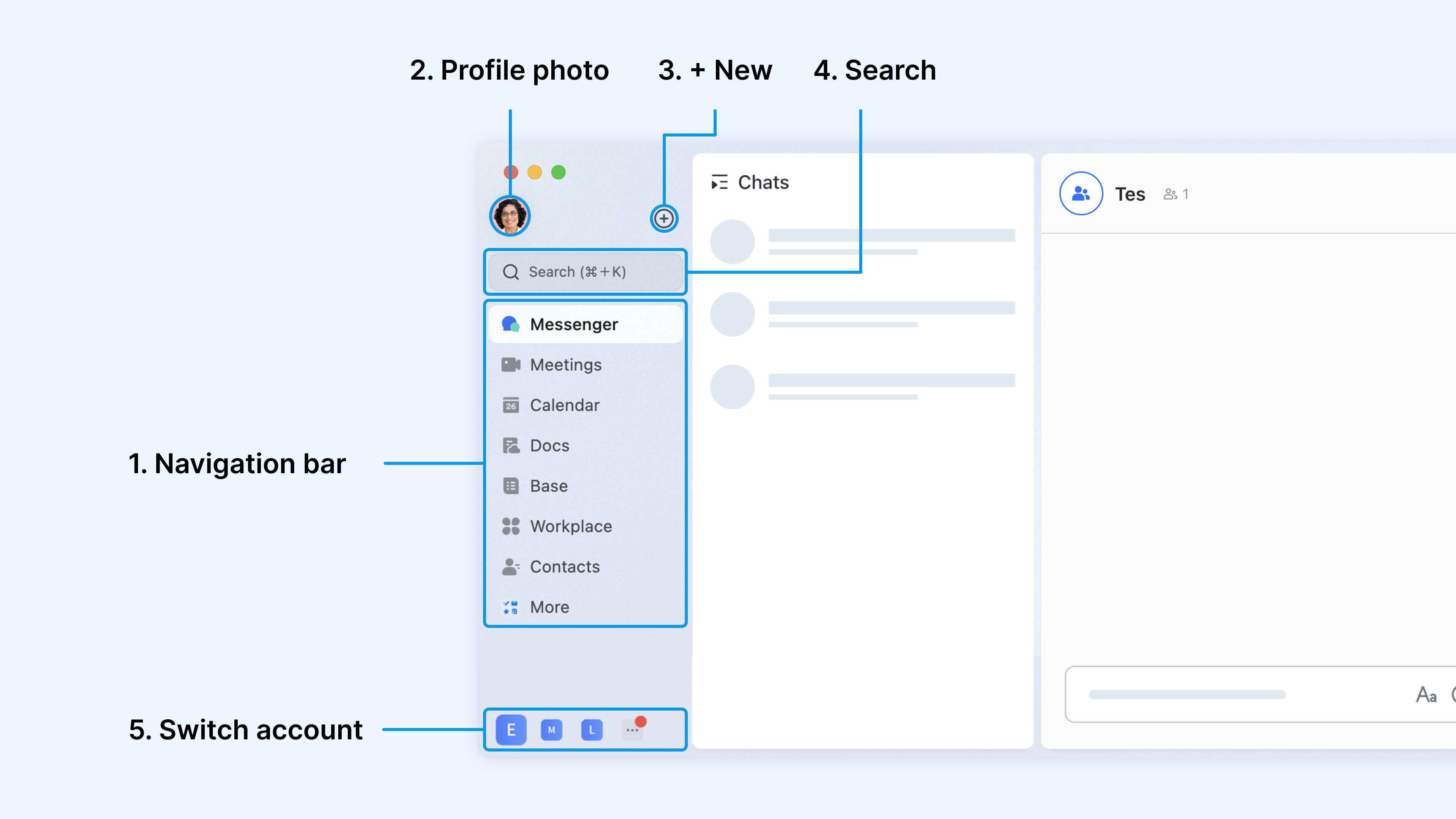 Step 2: Get to know the Feishu interface