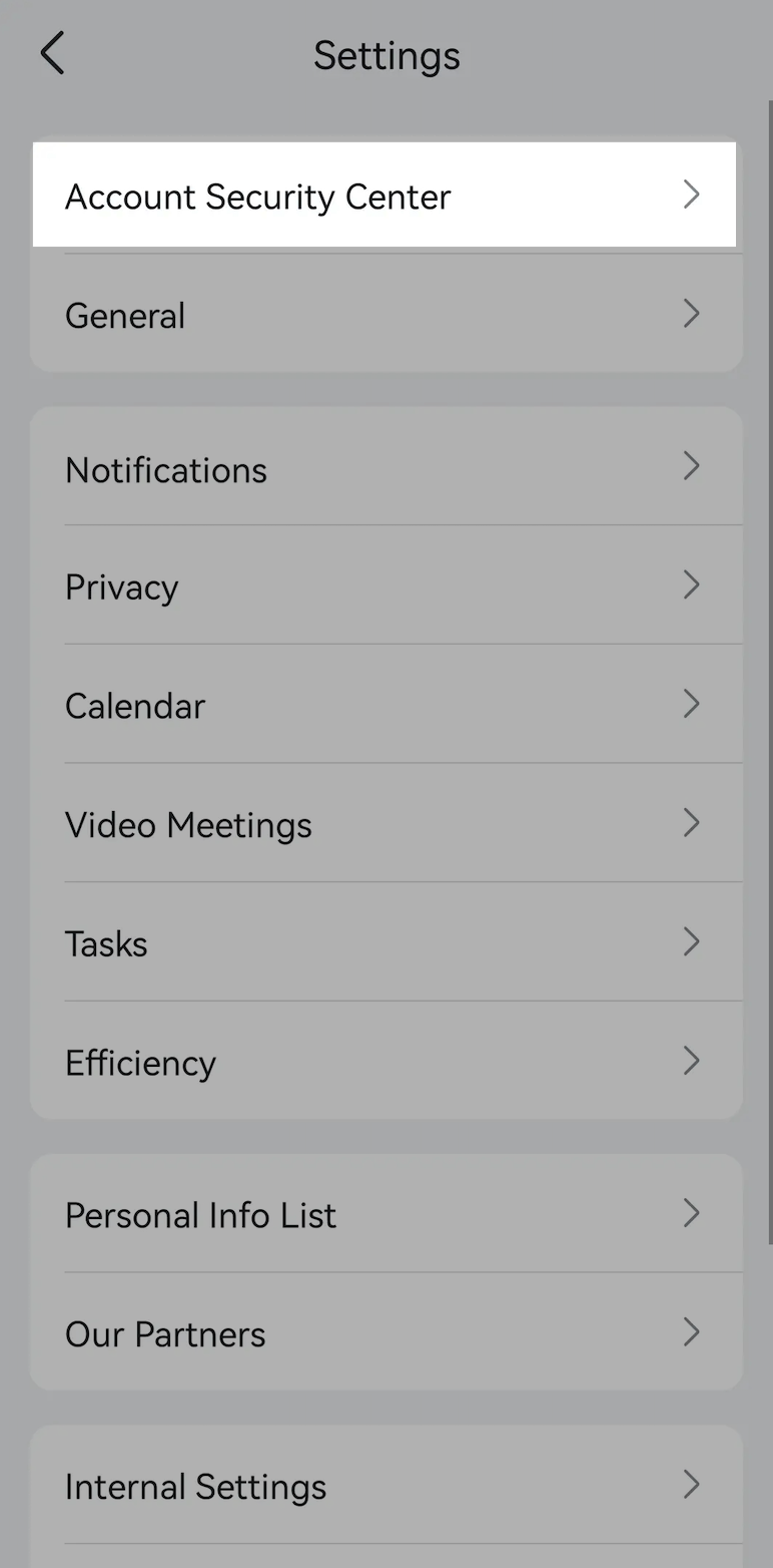 Improve your account security score