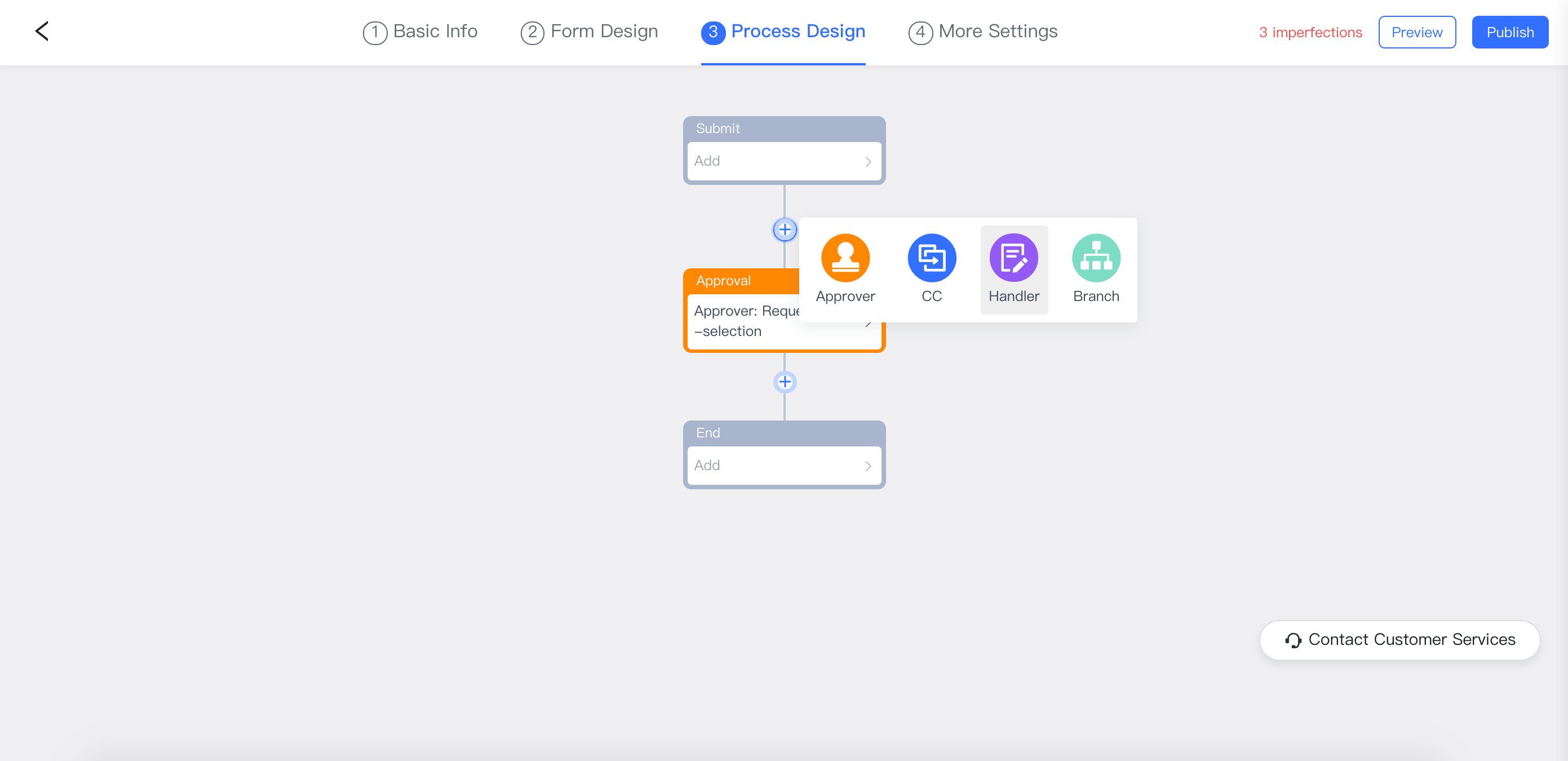 Admin | Add handlers to the approval process