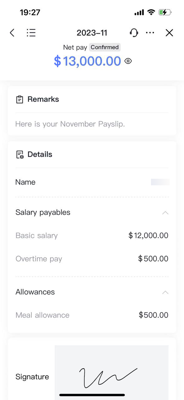 Payslip User Manual & FAQs