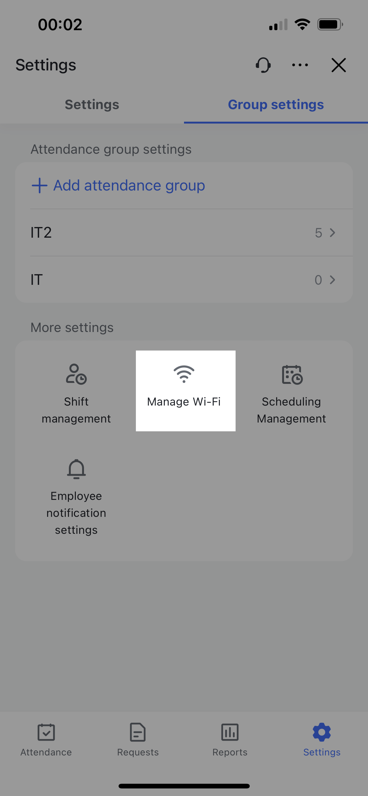 Admin | Set up Wi-Fi attendance (based on MAC address)
