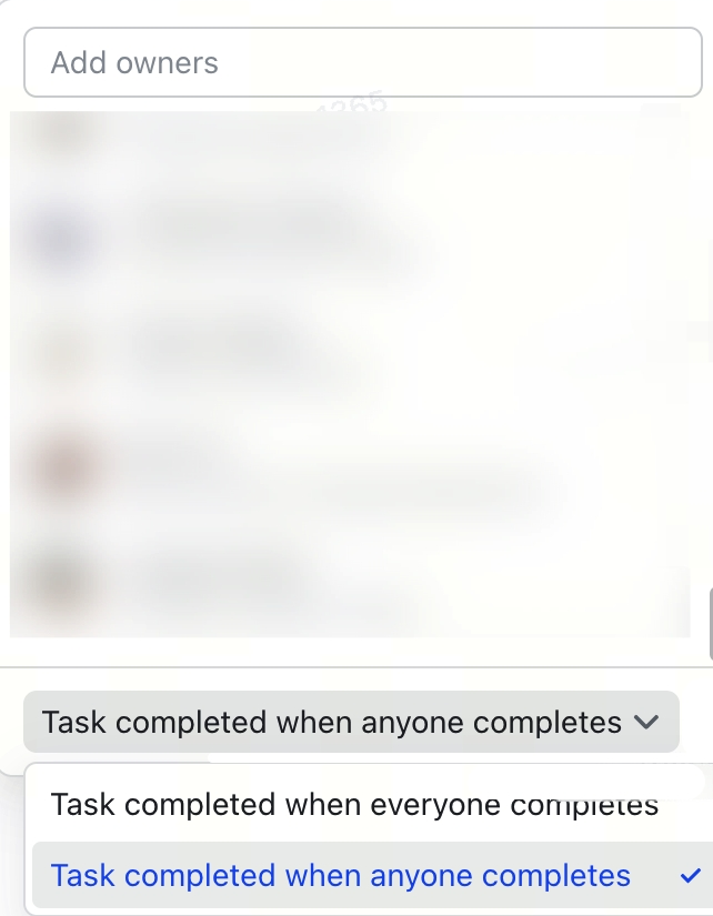Tasks updates