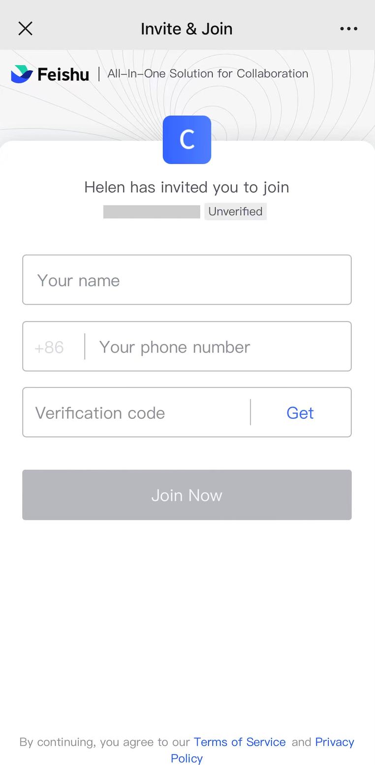 Use invite QR codes to join an organization