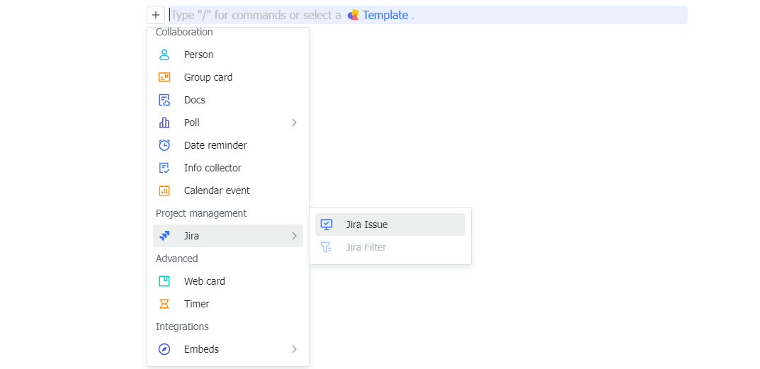 Insert Jira Issue in Docs