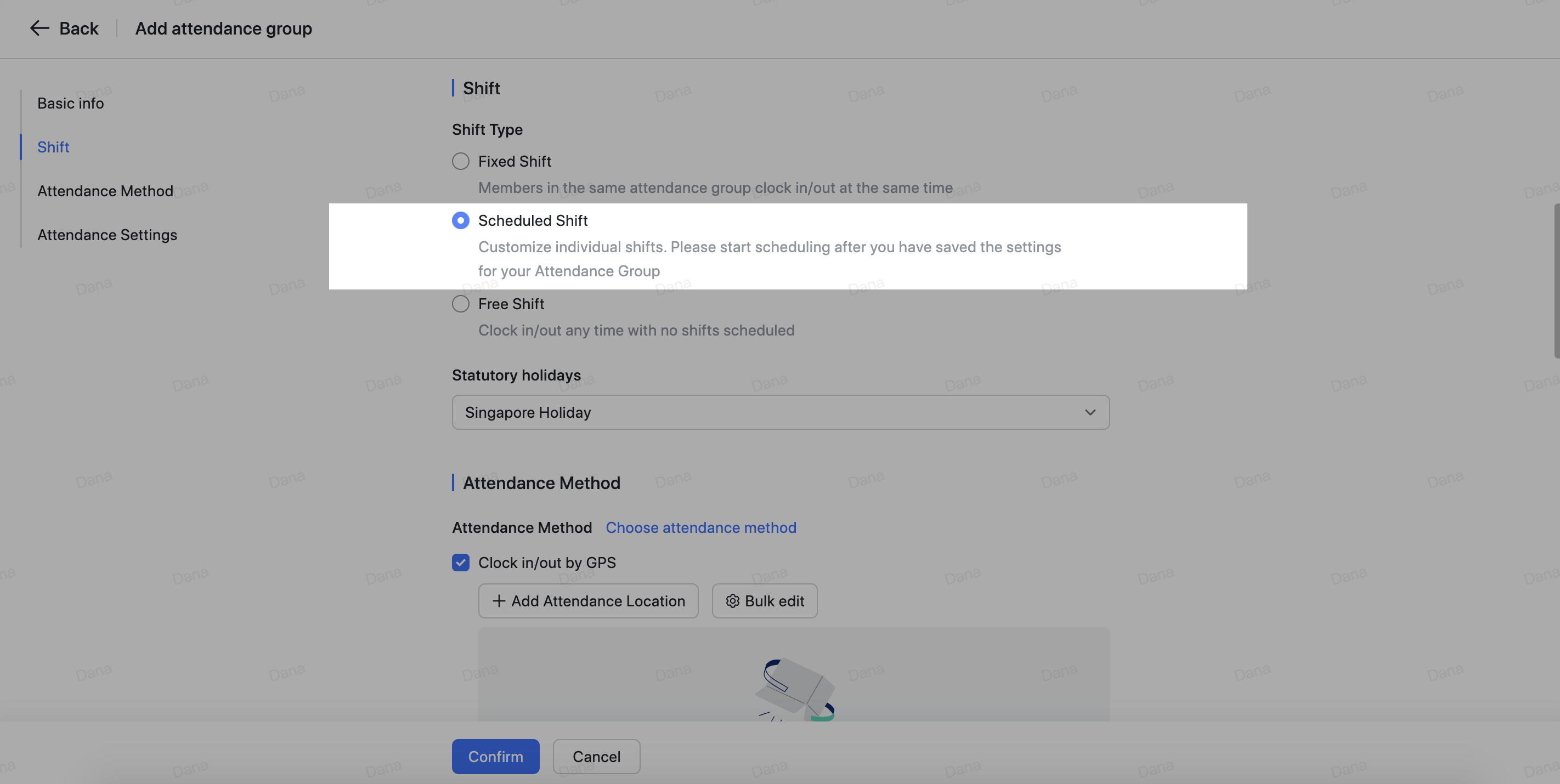 Admin | Use scheduling attendance