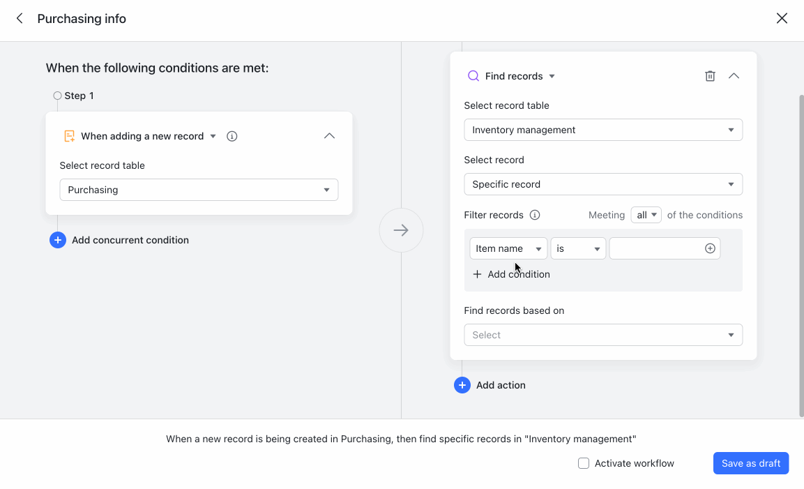Reference content in automated workflows