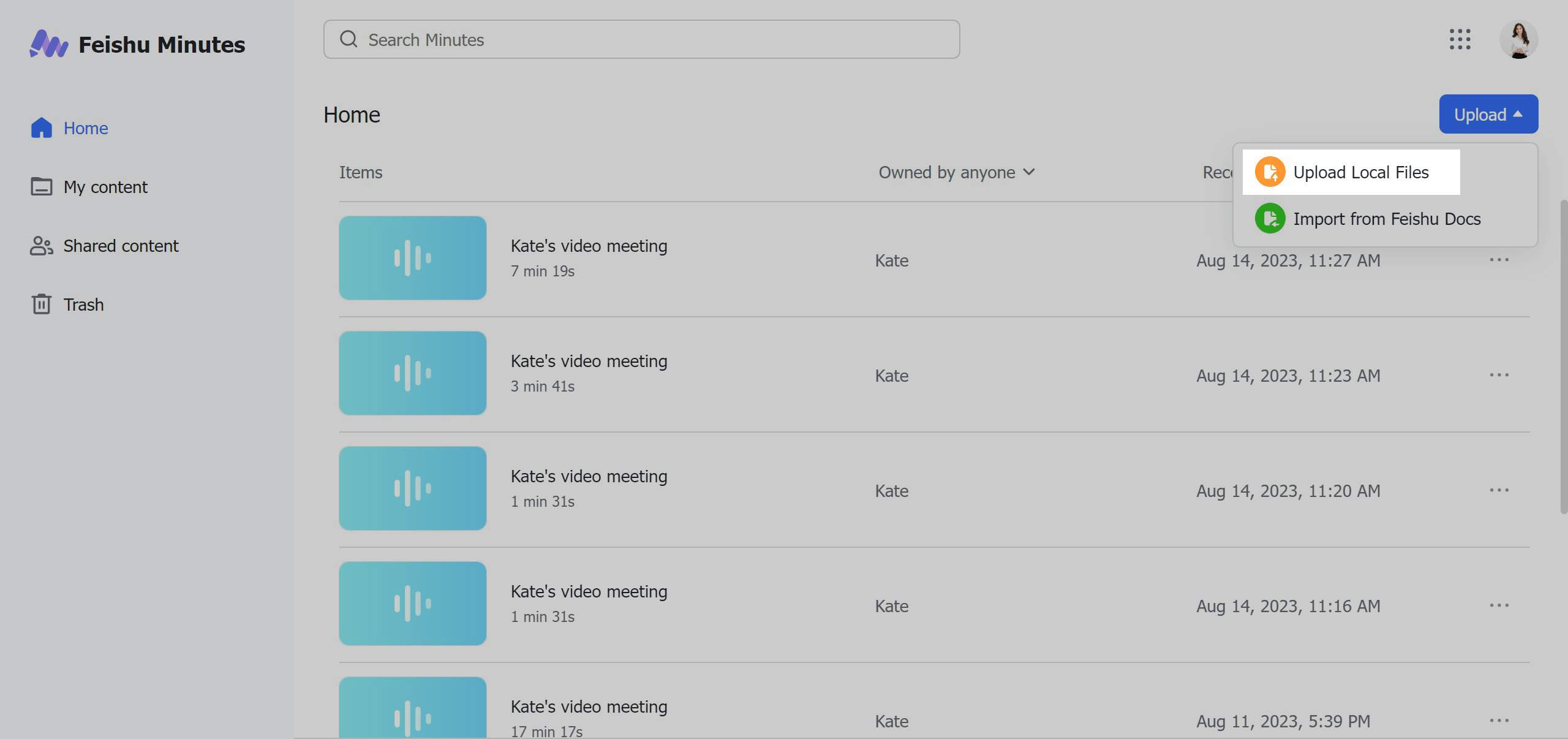 Generate meeting minutes