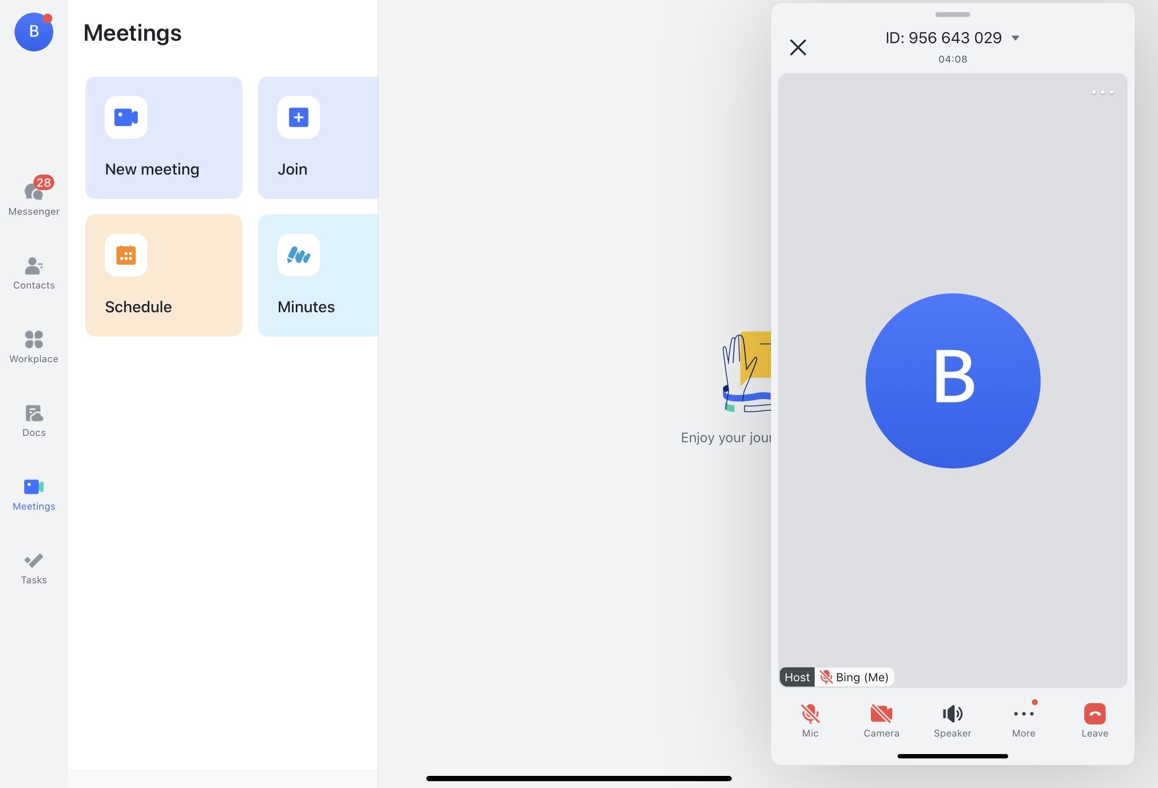 Highlights of using Feishu Meetings on iPad