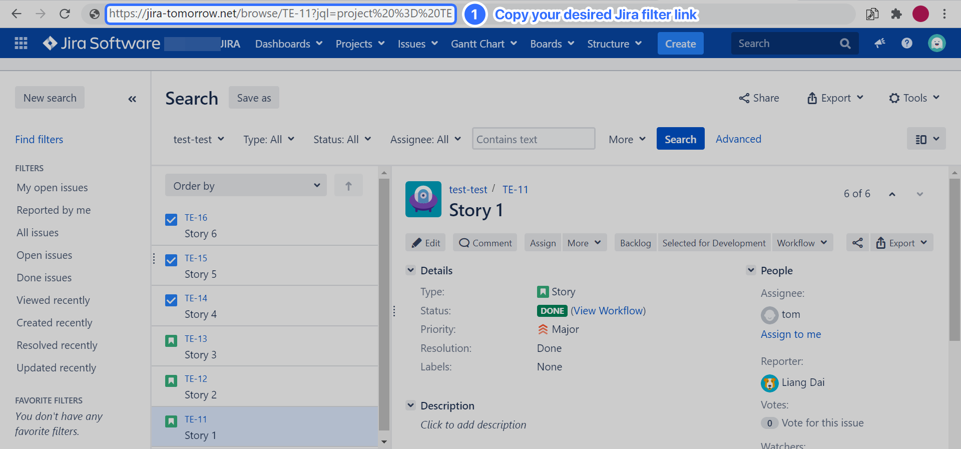 Insert Jira Filter in Docs
