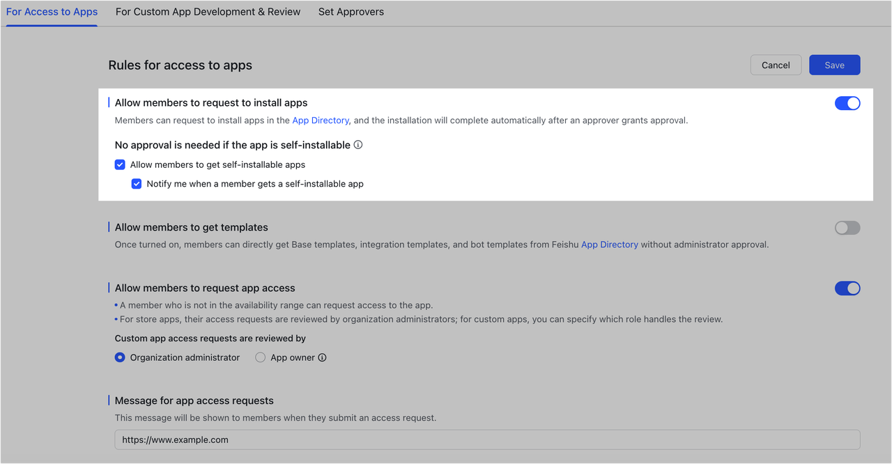 Admin | Approve requests for app installation and access