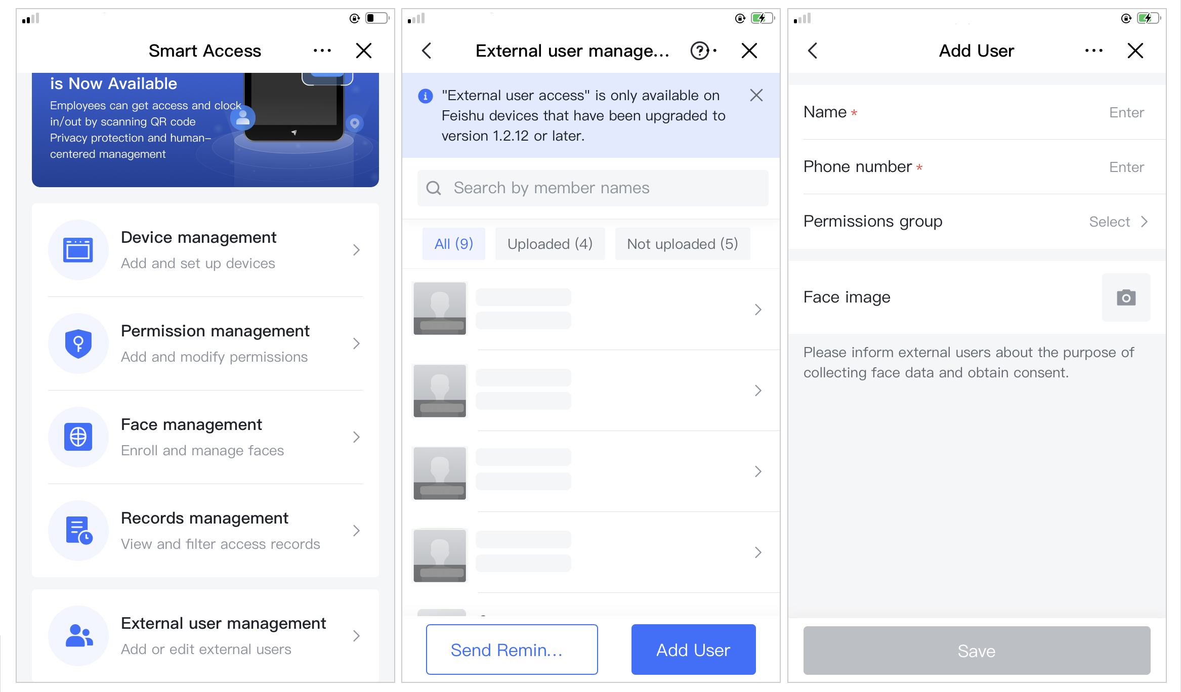 Manage external users
