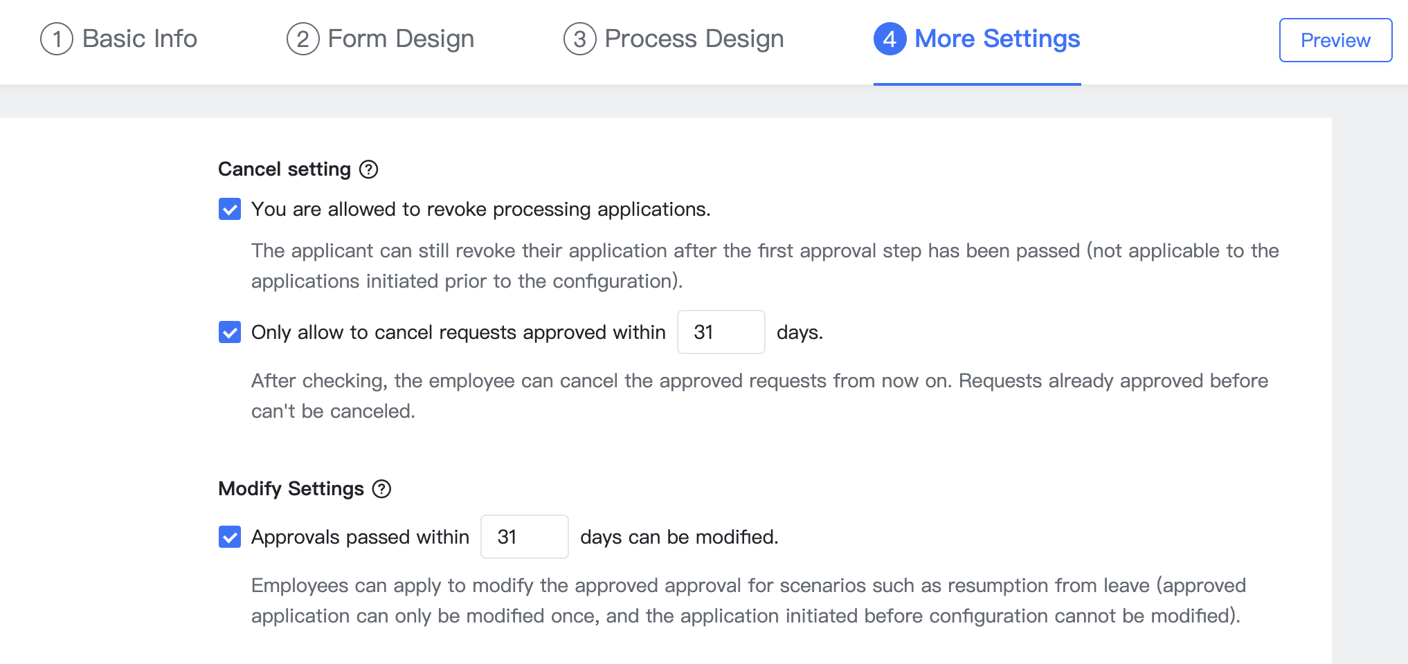 Admin | Modify an approved document