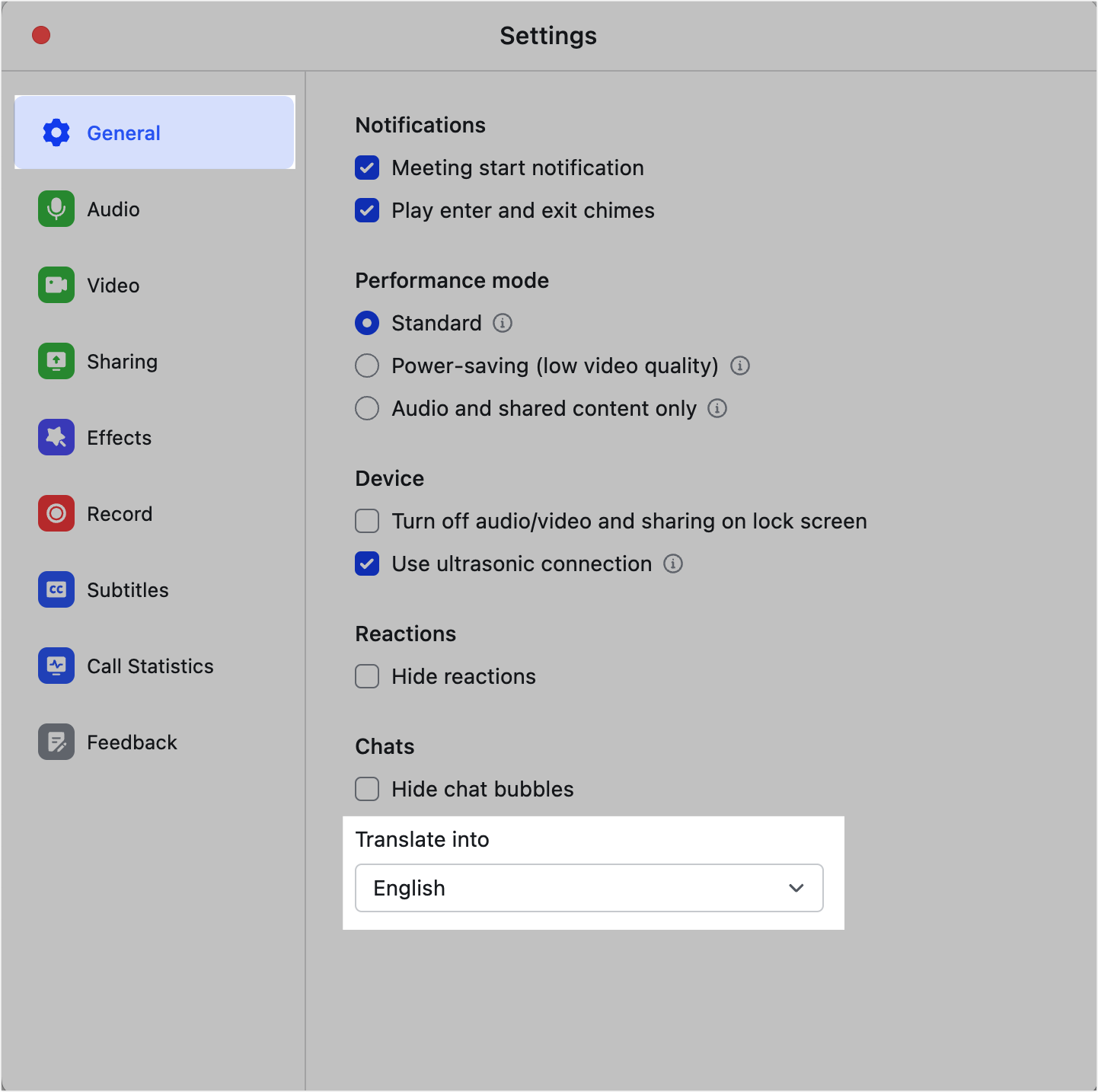 Chat and send emoji reactions in a meeting