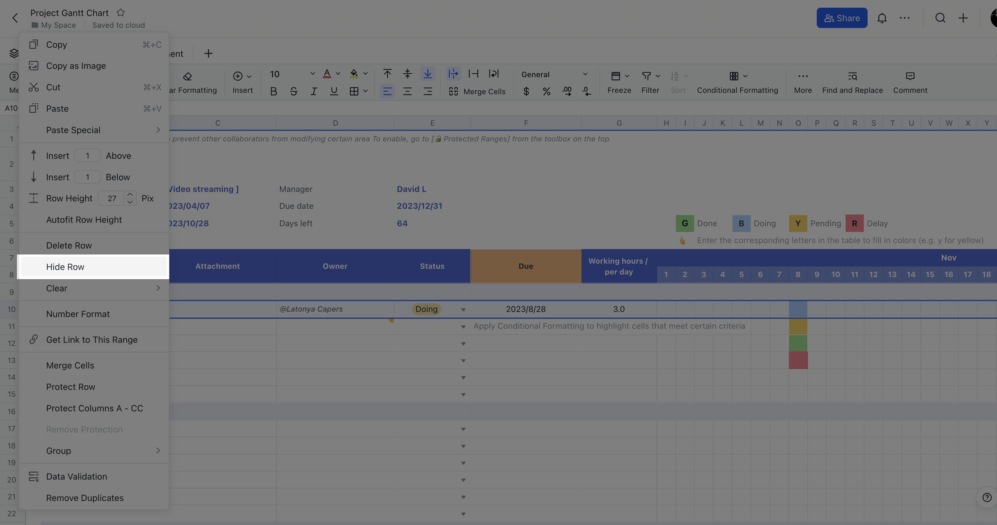 Get started with Sheets