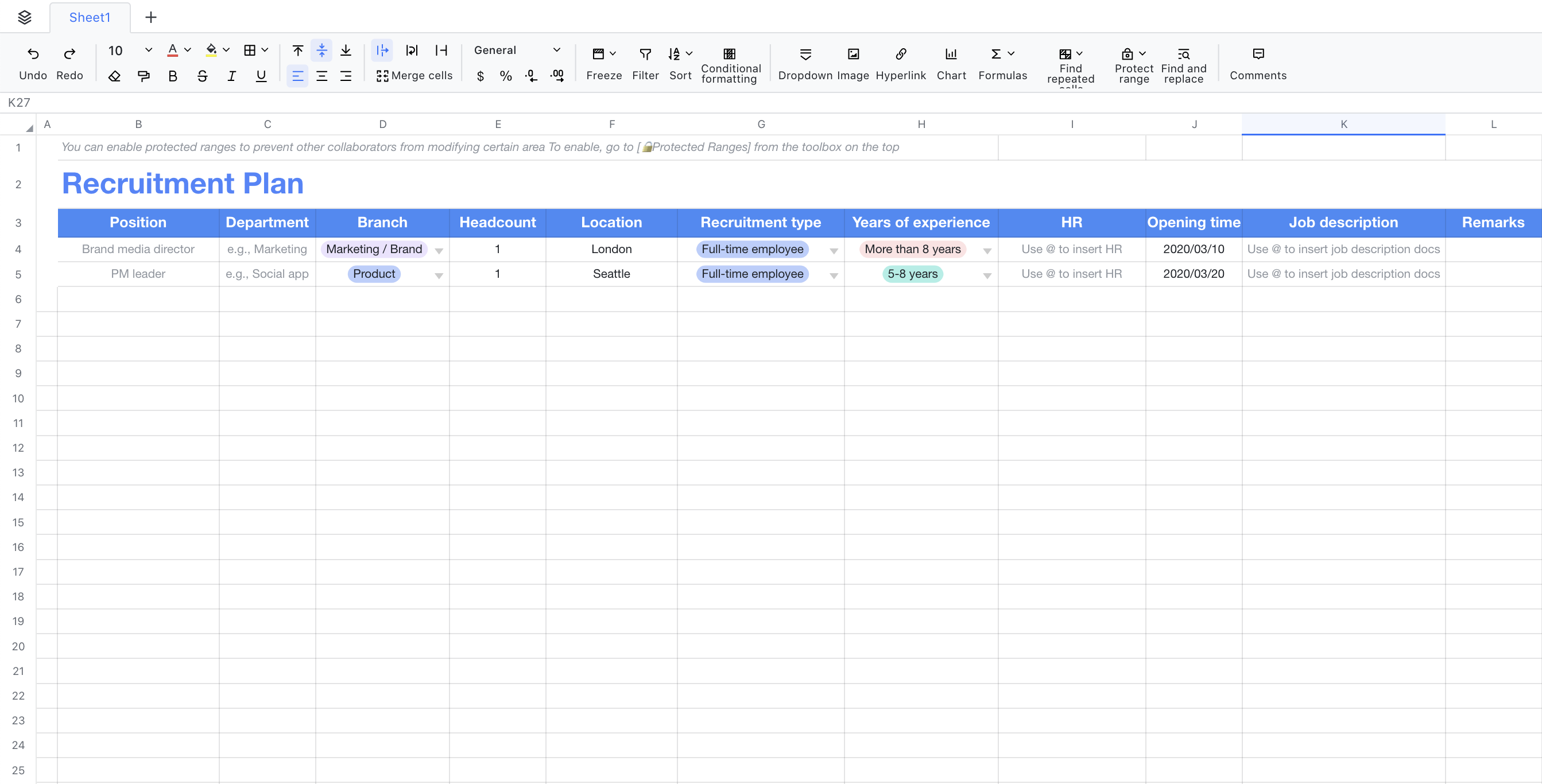 Exclusive for HR and Administration