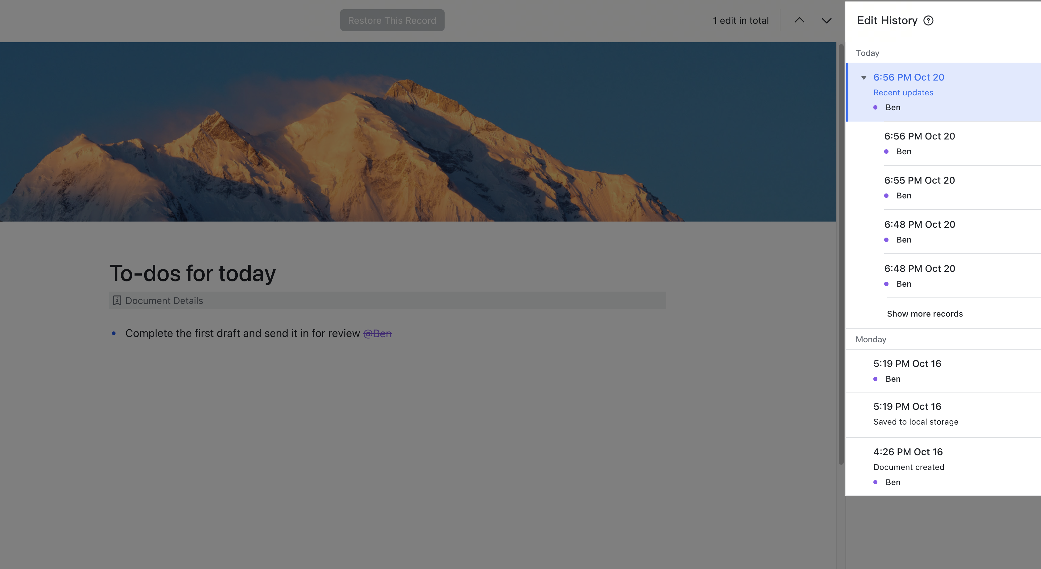 Get started with Docs