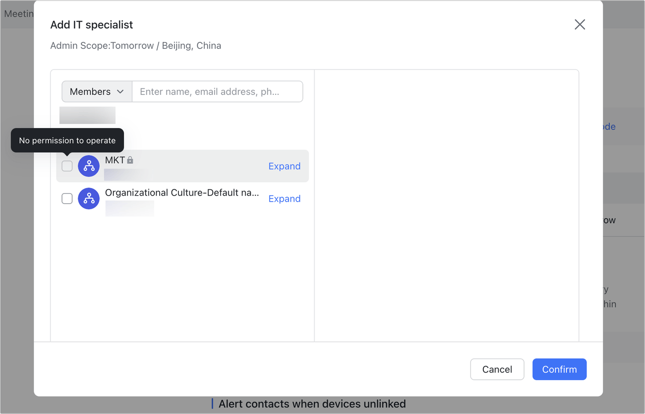 Admin | Configure deployment permissions