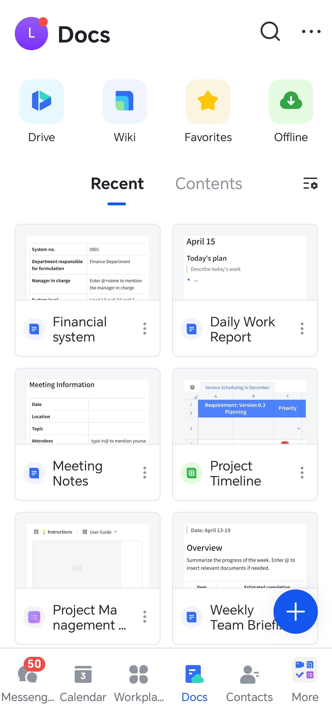 Get started with the new Feishu Docs homepage