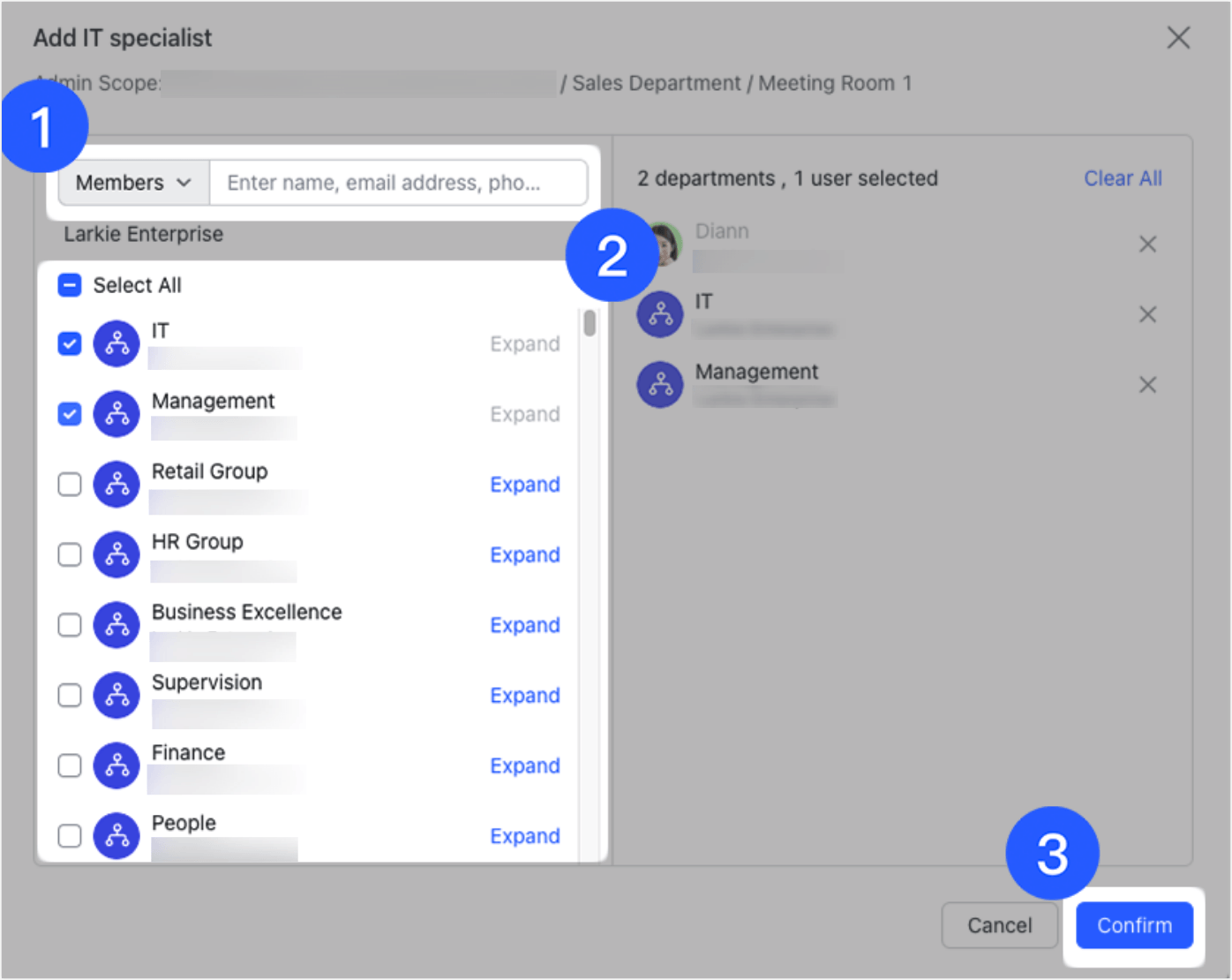 Admin | Configure deployment permissions