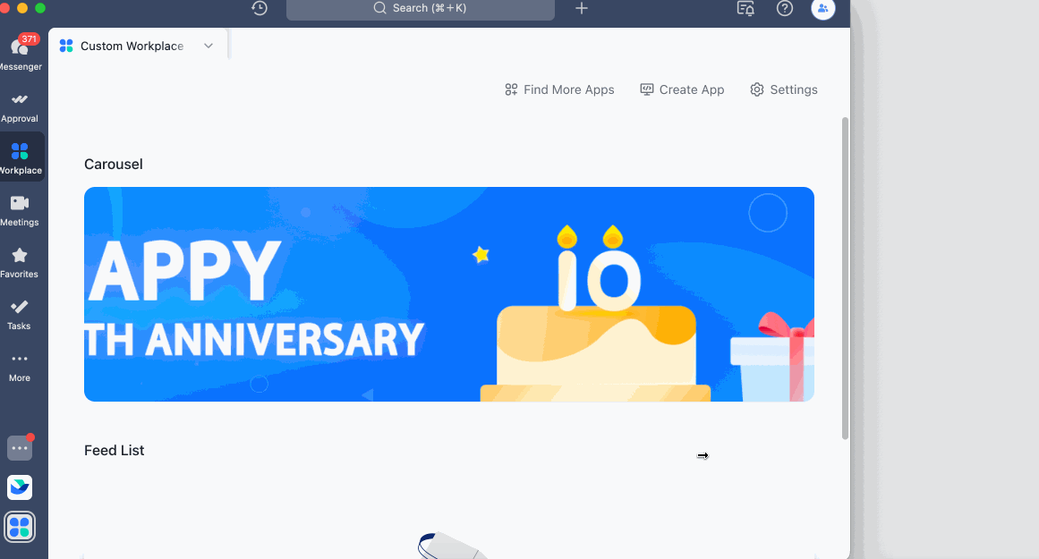 Use the Carousel block