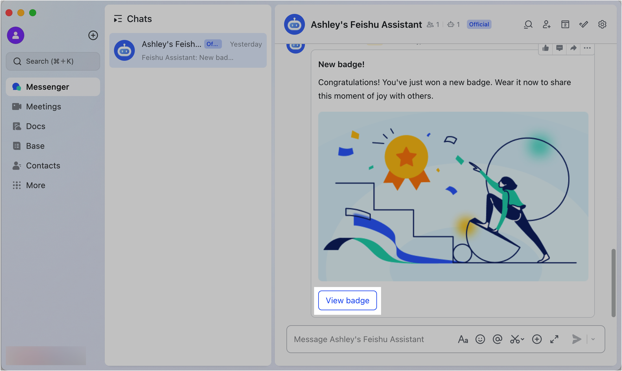 Wear or remove badges