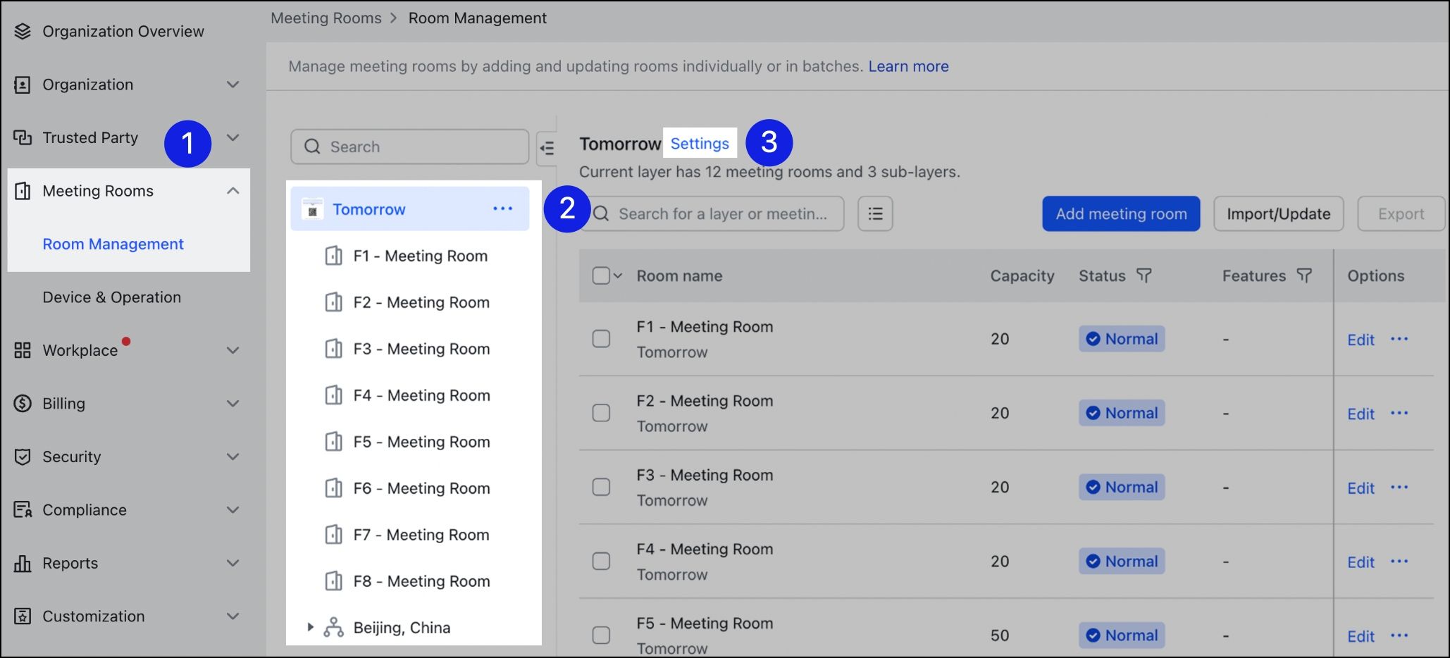 Admin | Configure deployment permissions