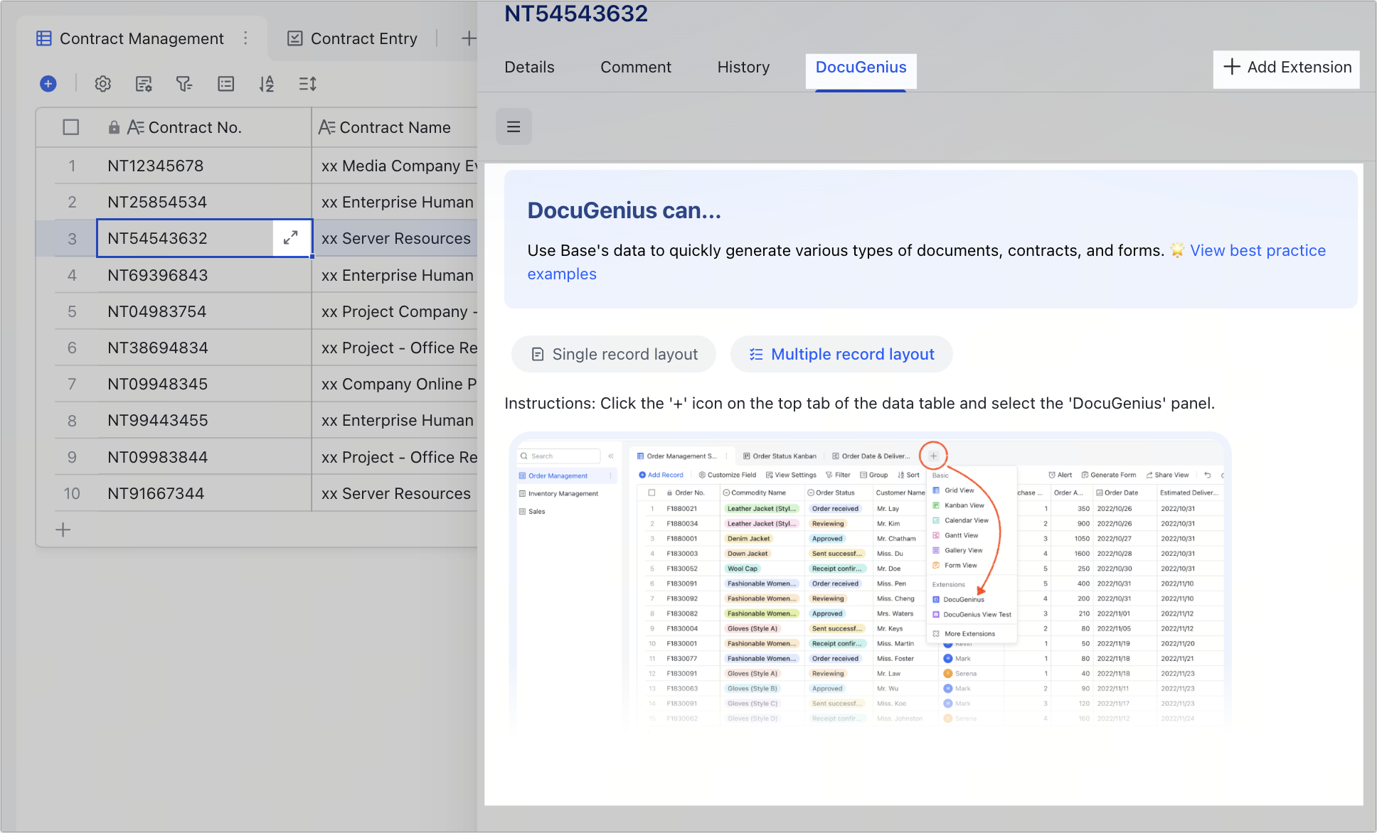 Automatically typeset and print with DocuGenius