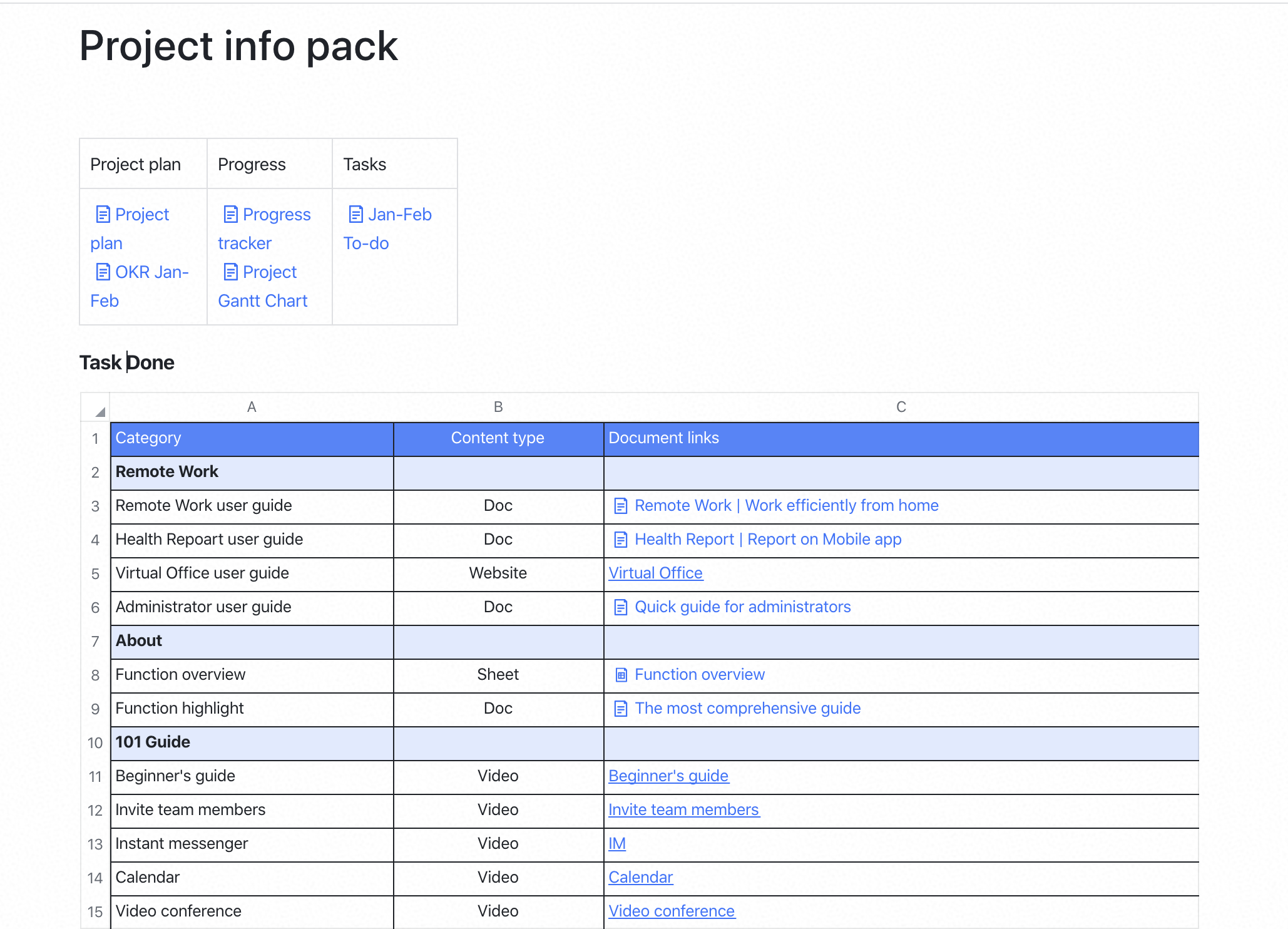 Manage team resources