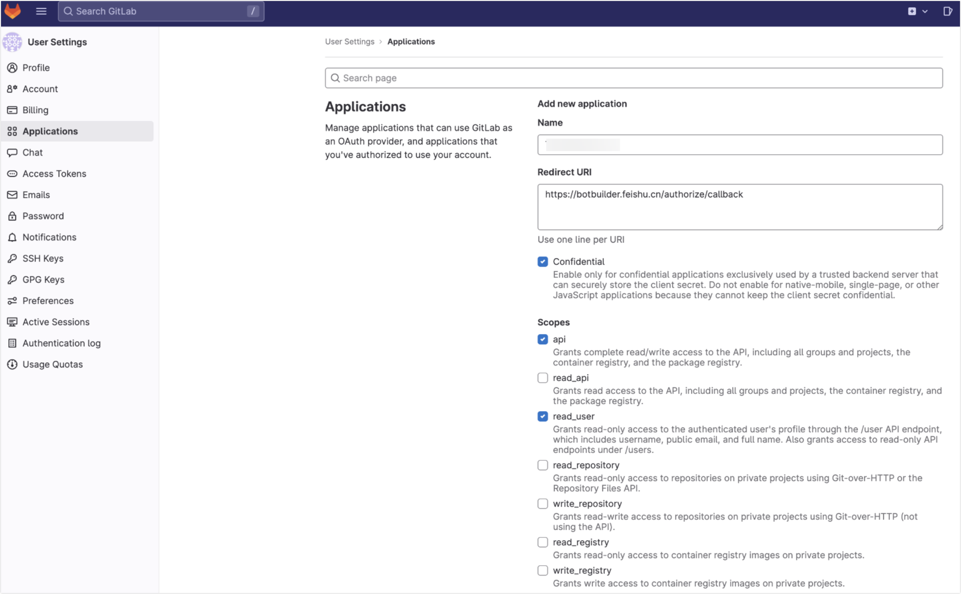 Use the GitLab connector