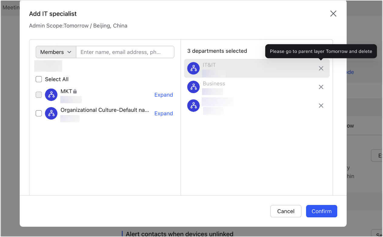 Admin | Configure deployment permissions