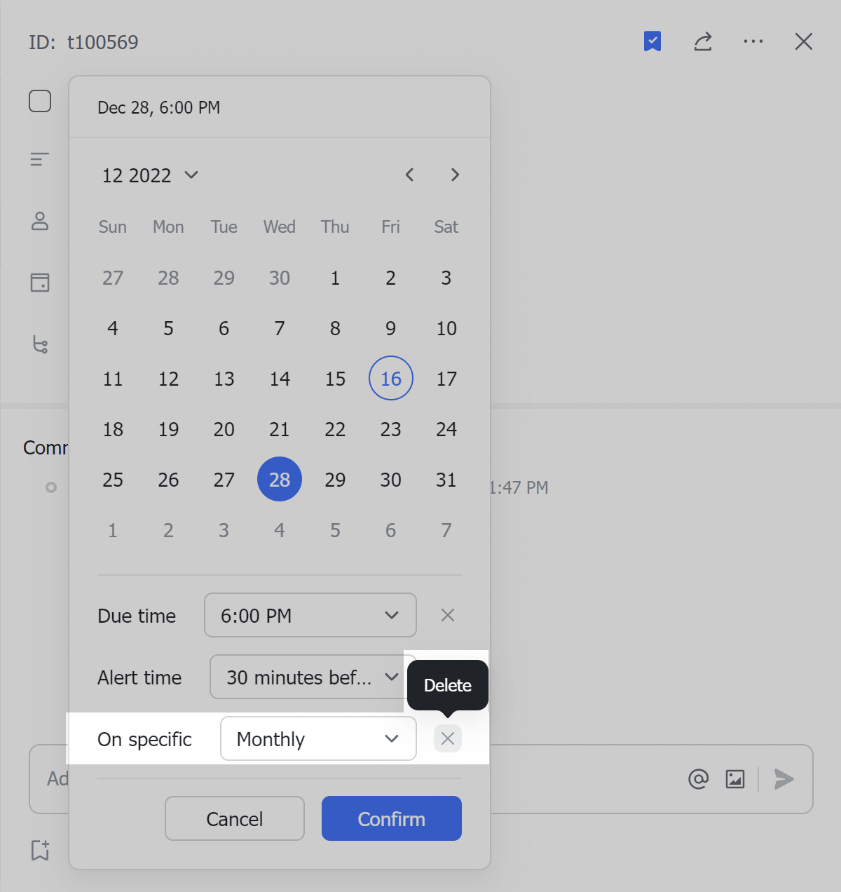 Create and manage repeating tasks
