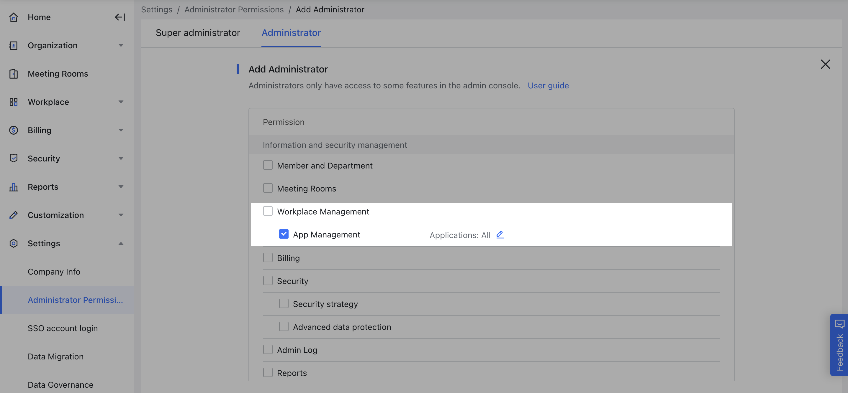 Admin | View app usage data