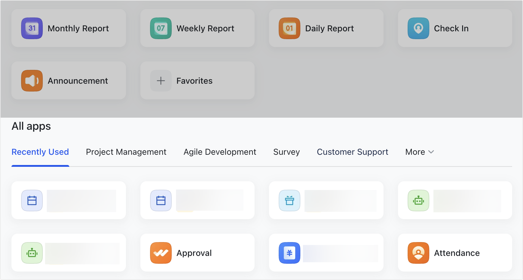 Use the Workplace badge function