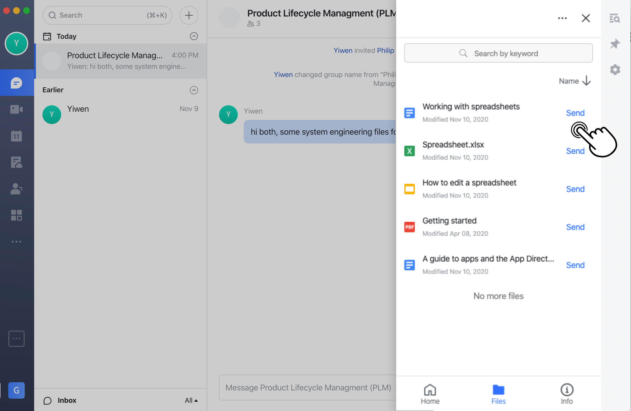 Useful apps in chats