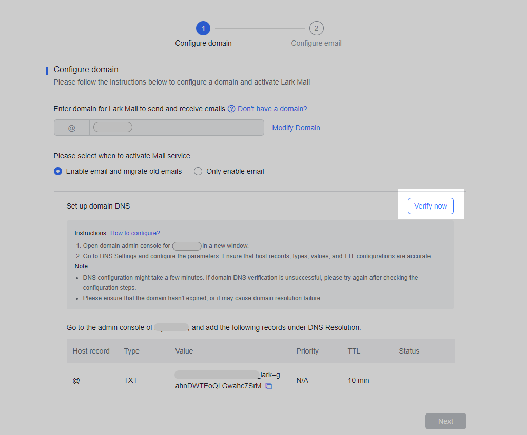 Admin | Configure DNS settings on GoDaddy