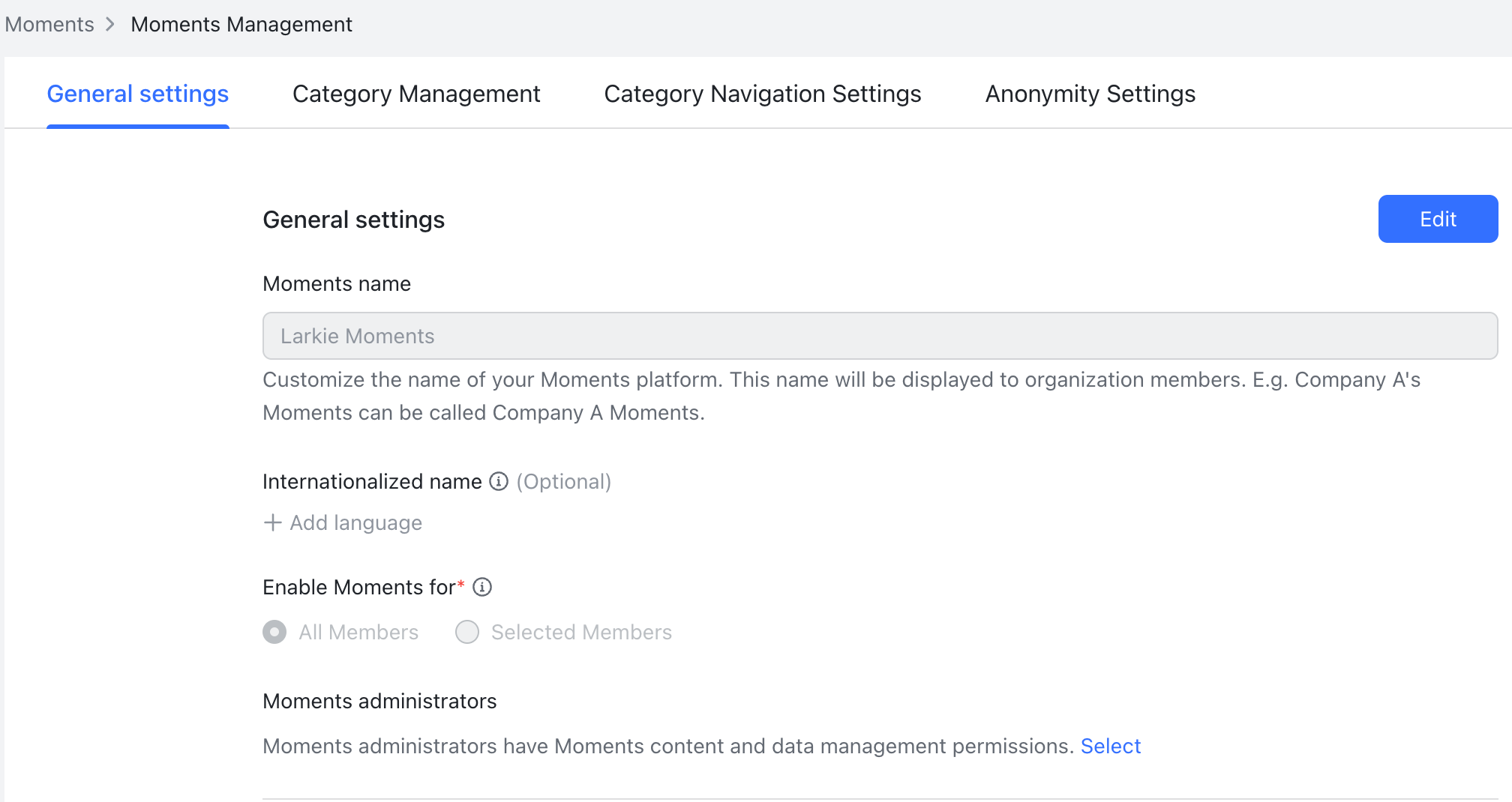 Set up Moments in 7 steps