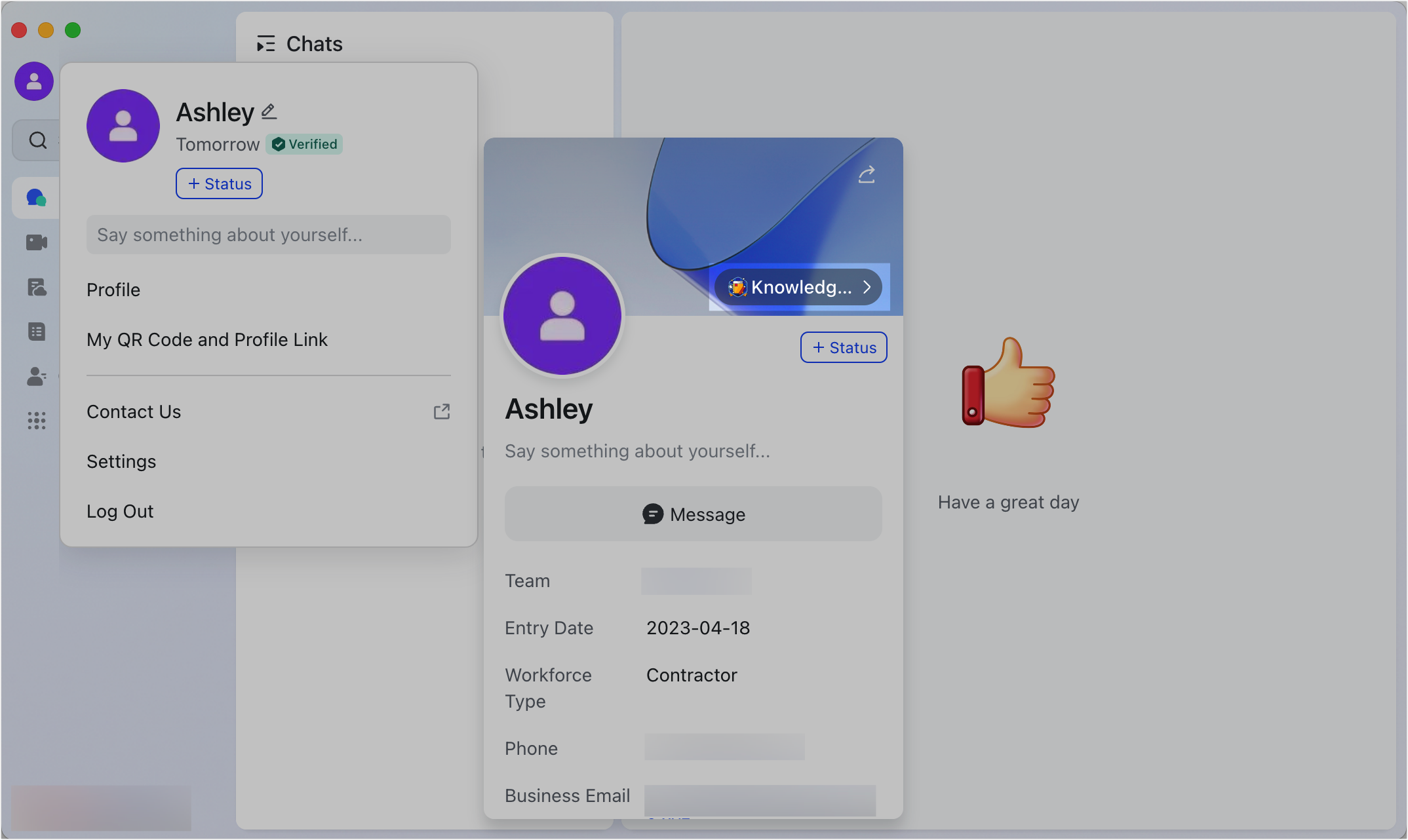 Wear or remove badges