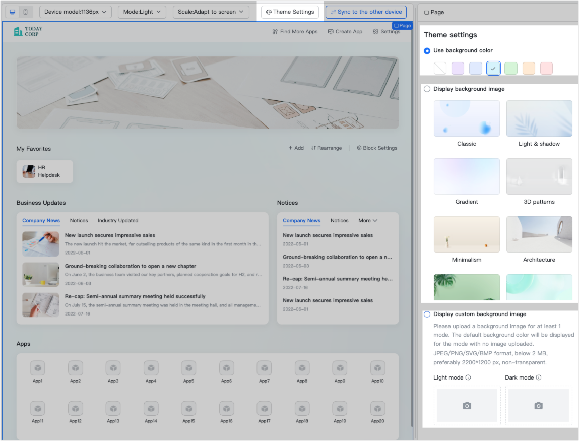 Admin | Get started with Custom Workplace
