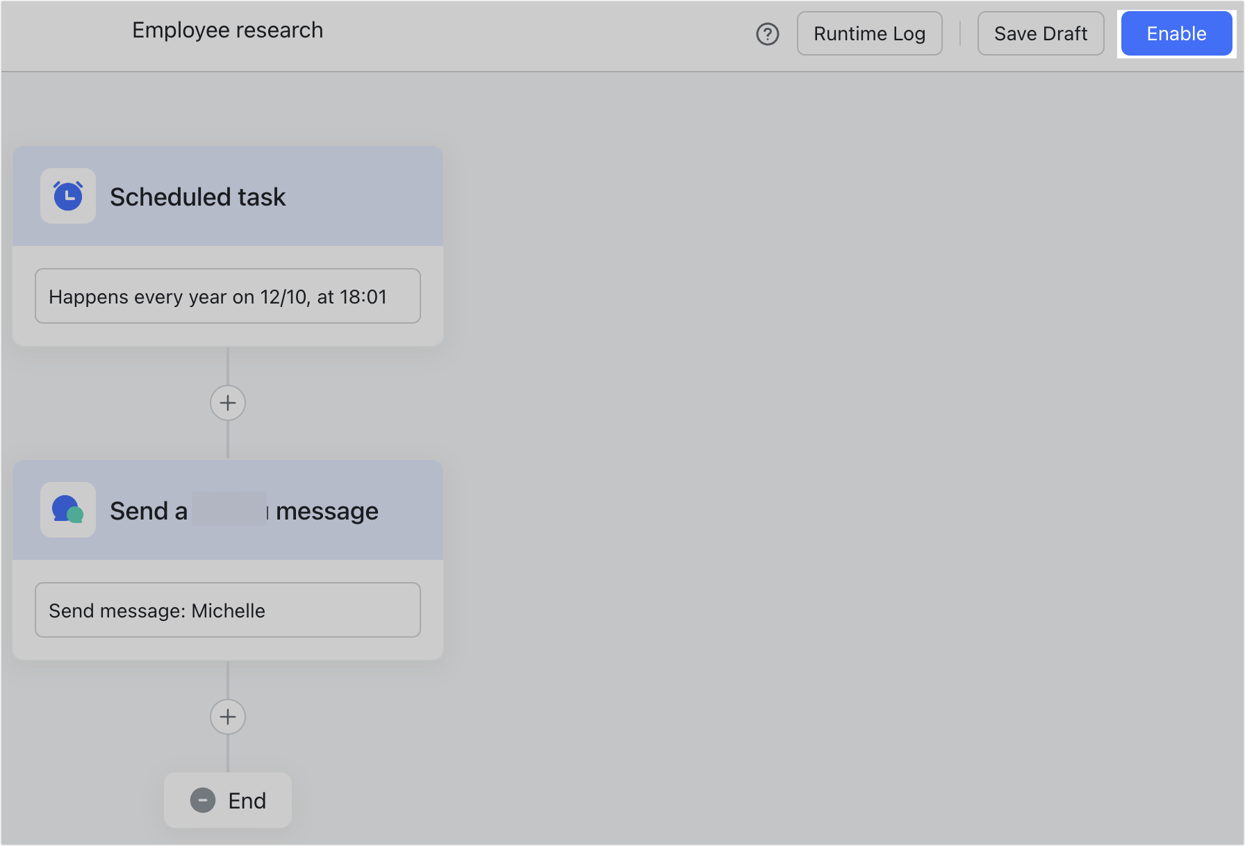 Use the Employee Research bot