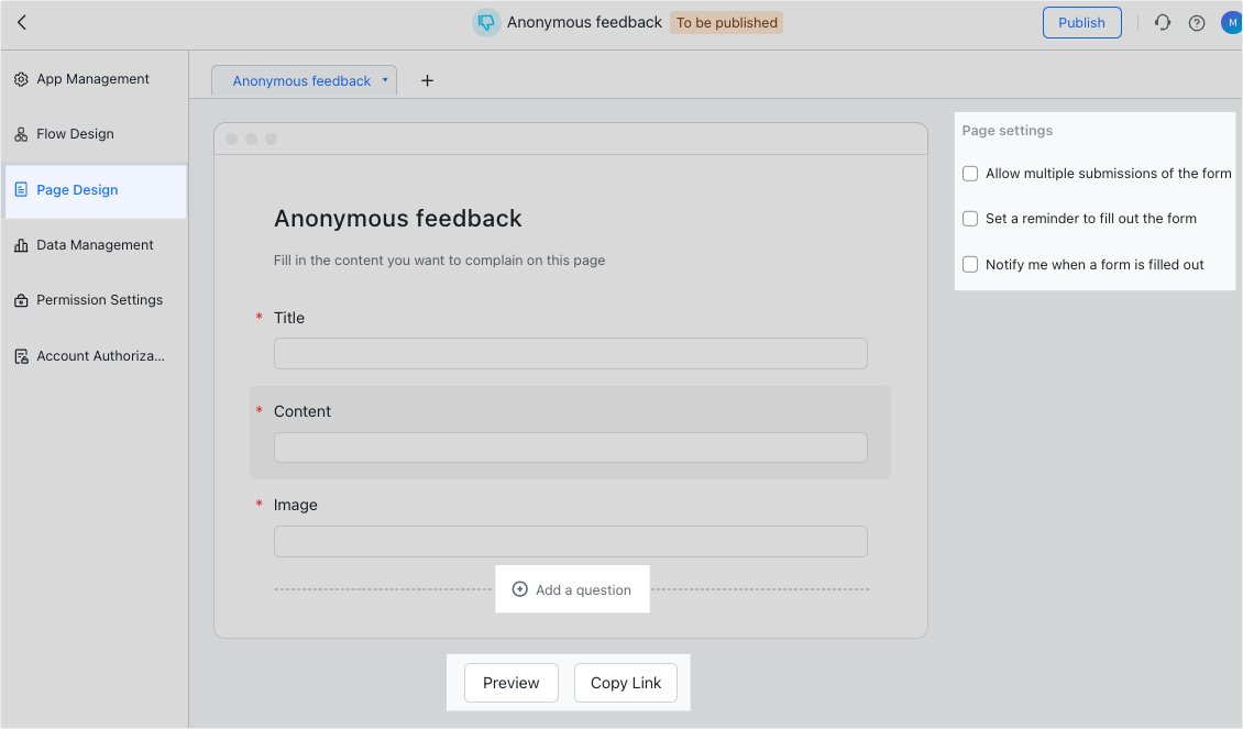 Use the Anonymous Feedback bot