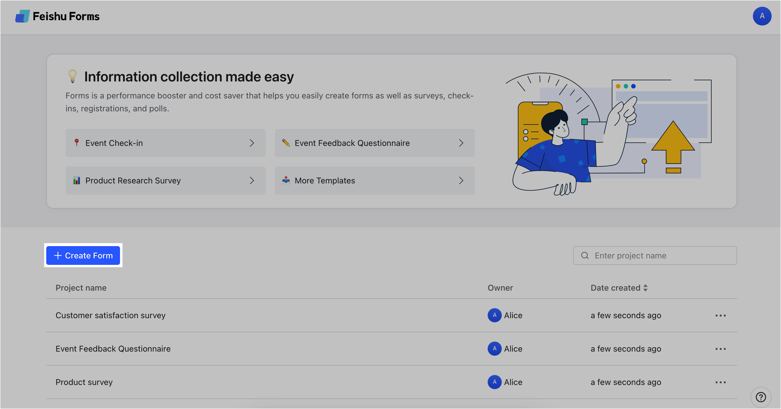 Get started with Feishu Forms