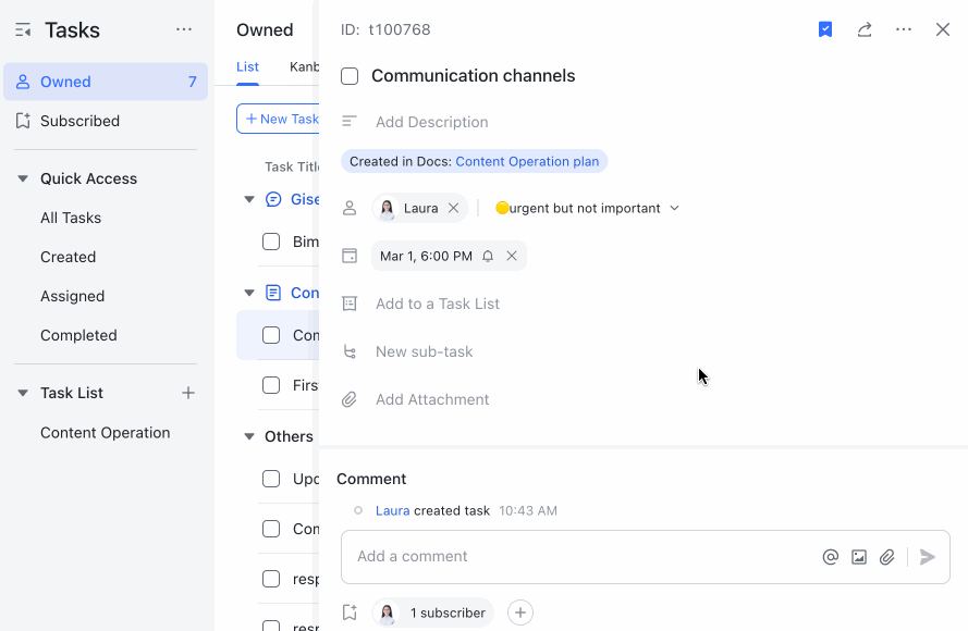 Sync Docs tasks to Tasks